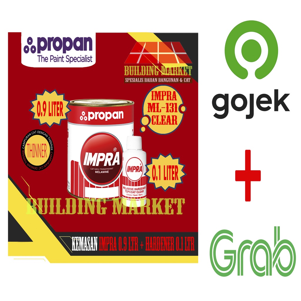 Jual MELAMINE TOP COAT CLEAR PROPAN CAT KAYU MELAMINE IMPRA ML131 1 ...