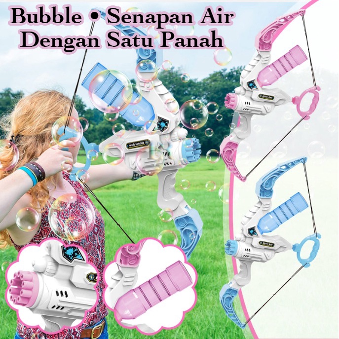 Jual LNR Shop Mainan Anak Busur Panah LED Air 2 in 1 Mesin Gelembung ...