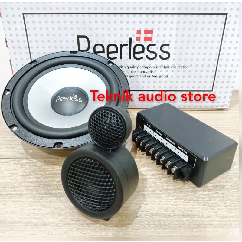 Jual Speaker 3way Midbass Peerless-2way 2inch plus Mounting -Crossover ...