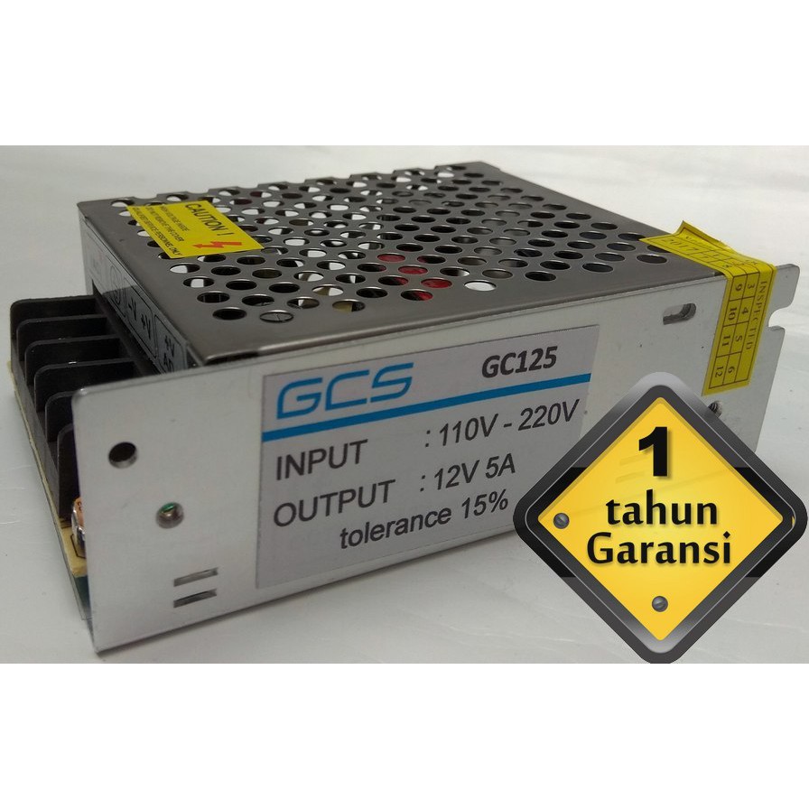 Jual GCS Power Supply 12V 5A | Shopee Indonesia