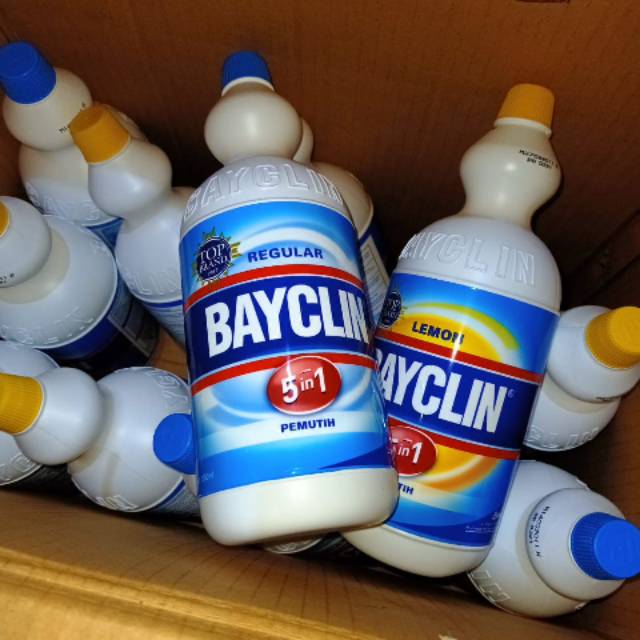 Jual Bayclin bayclean 1000ml 1 liter 1 dus isi 12 botol | Shopee Indonesia