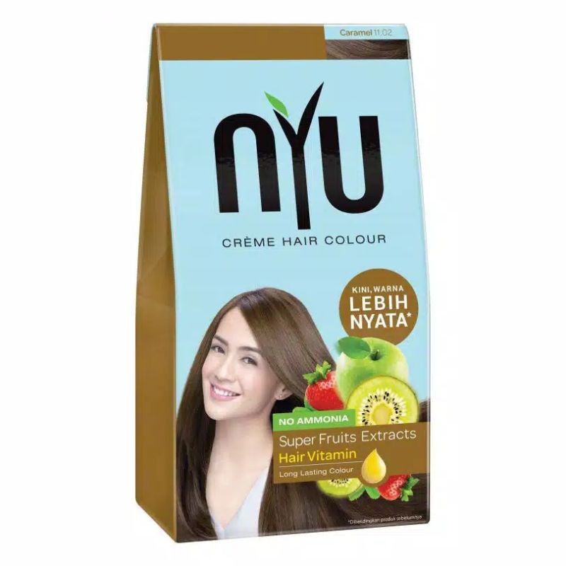Jual NYU Cream Hair Colour Semir Rambut / Pewarna Rambut Sachet 20gr ...