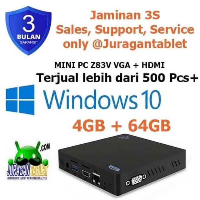 Jual Mini PC Beelink Z83V 4GB RAM 64GB Intel X5 Z8350 Windows 10 VGA ...
