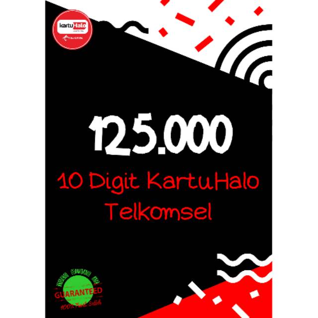 Jual Kartu halo 10 Digit 125rb . Plus paket | Shopee Indonesia