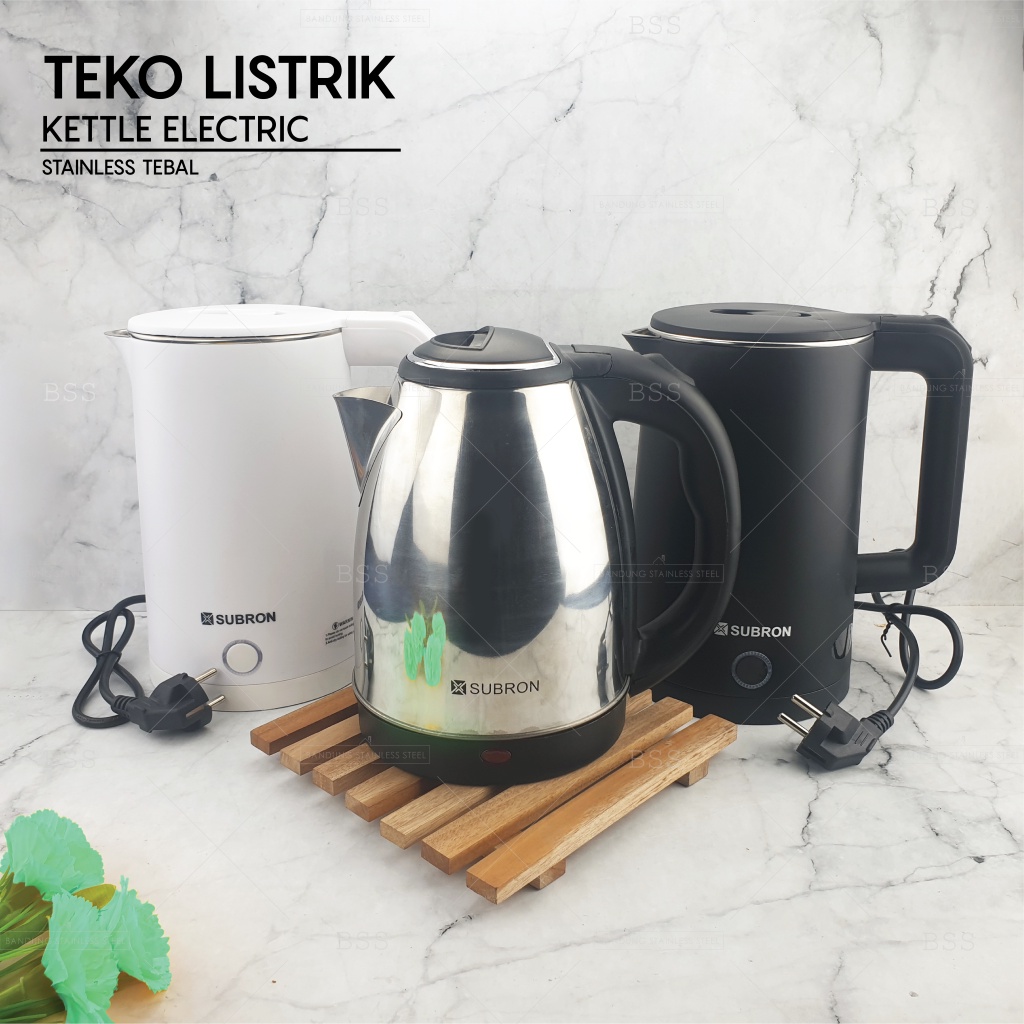 Jual Teko termos listrik pemanas air kettle electric kapasitas 2L 2.3L ...