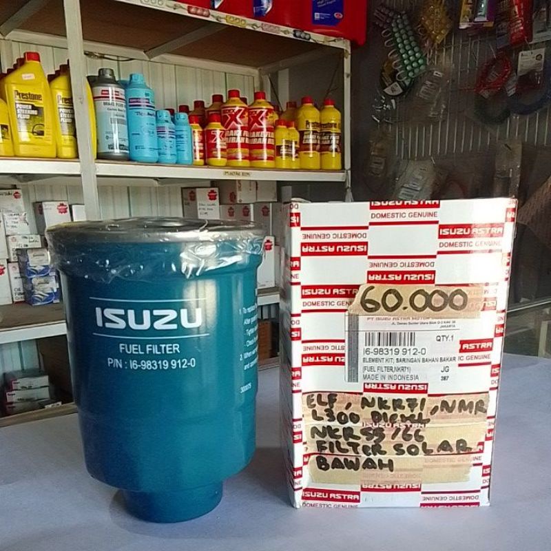 Jual filter solar bawah elf/NKR71/nmr/L300 diesel/Nkr55/Nkr66 merk ...