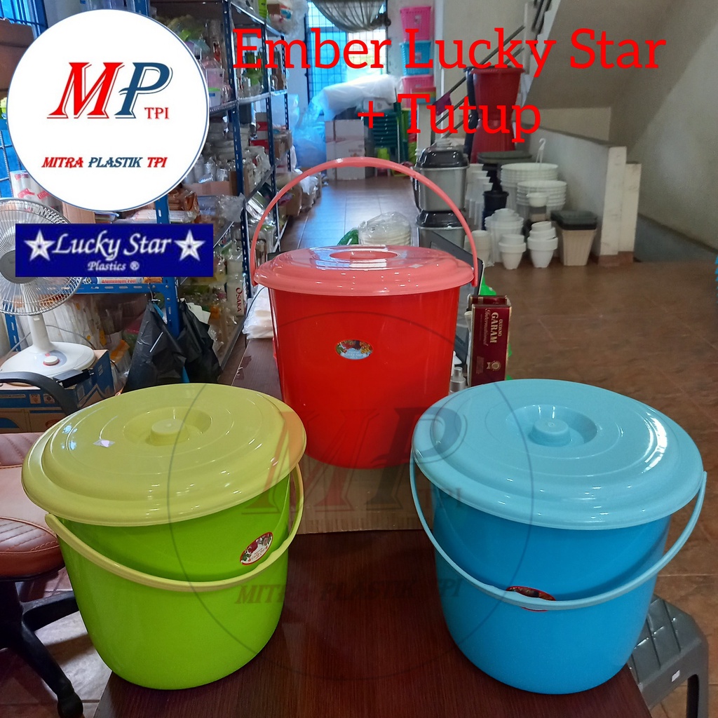Jual Timba Egg Bulat Lucky Star Tanpa dan Ada Tutup / Ember Air ...