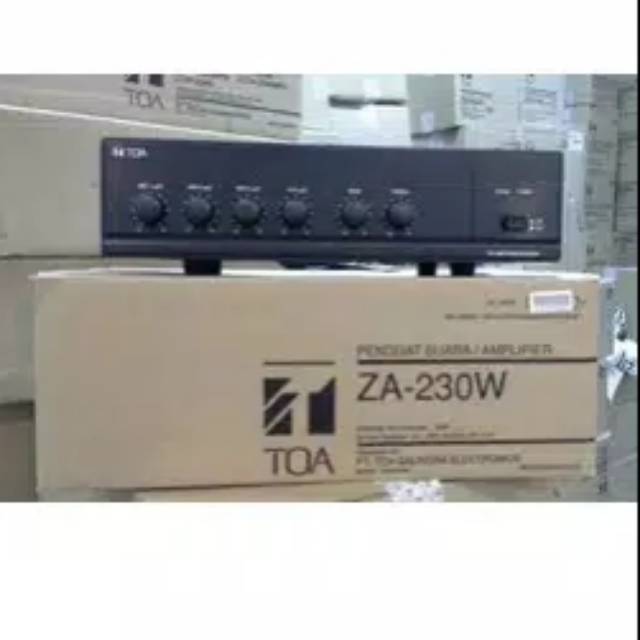 Jual TOA ZA-230W ORIGINAL AMPLIFIER MIXER POWER 30 WATT 230W AMPLIFIER ...