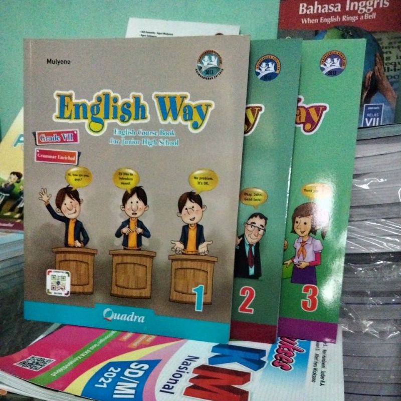 Jual BUKU PAKET BAHASA INGGRIS QUADRA SMP KELAS 7,8,9 | Shopee Indonesia