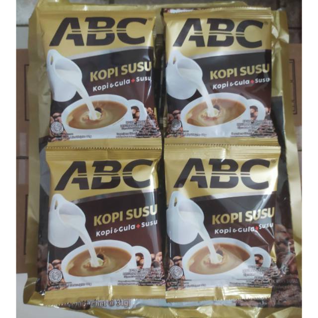 Jual ABC Kopi Susu 1 renceng isi 10 Sachet | Shopee Indonesia