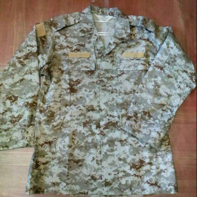 Jual seragam army style dessert seragam militer army coklat seragam ...