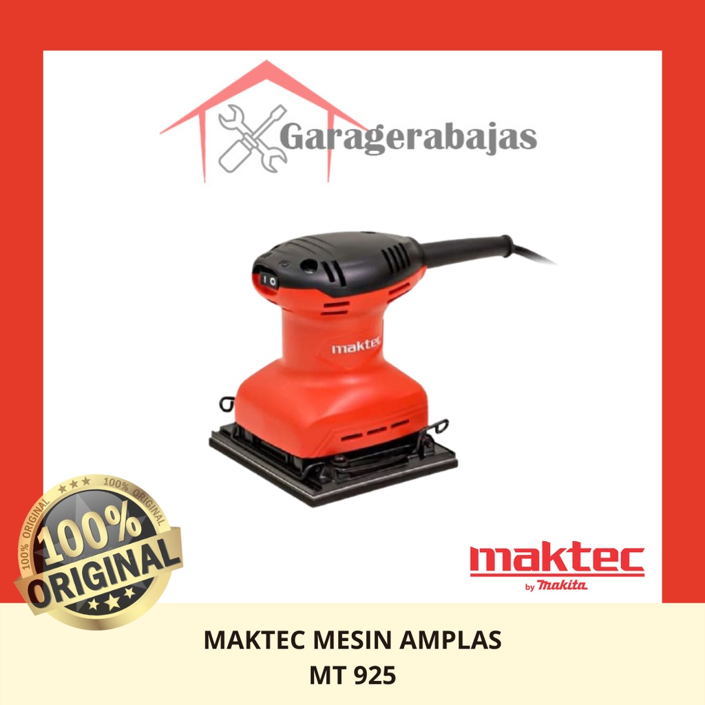 Jual Maktec MT925 / MT 925 Mesin Amplas - Light and Easy Palm Sander ...