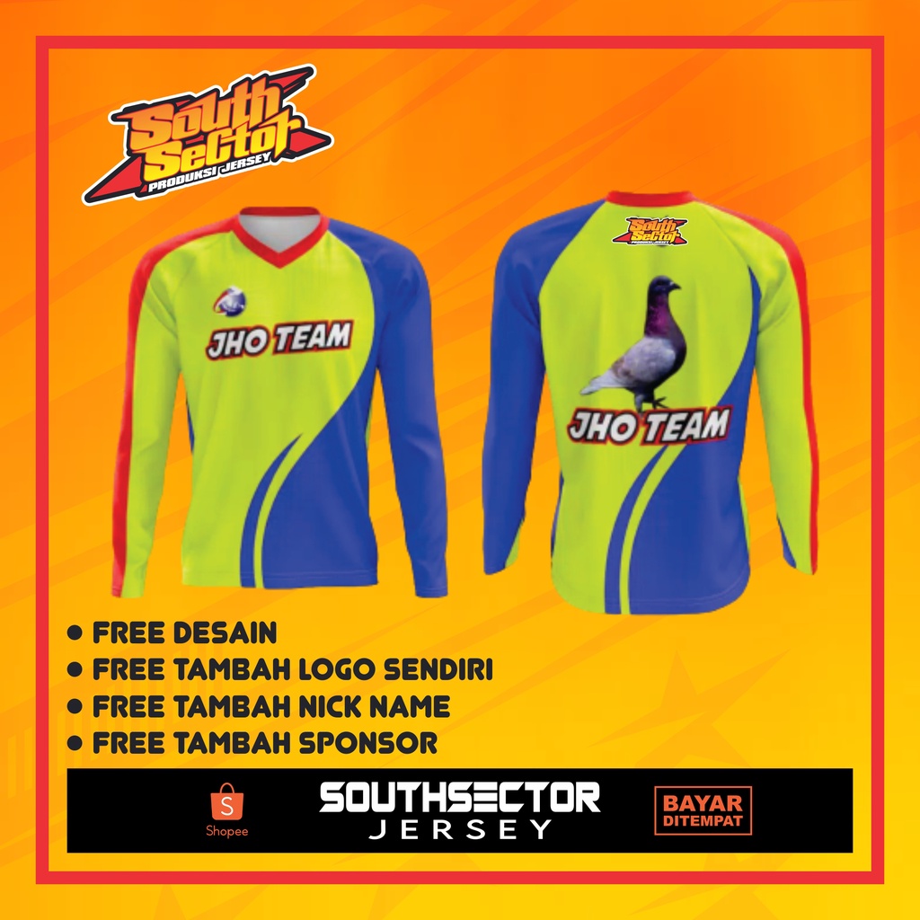 Jual Jersey Merpati Balap - Custom Desain - Hijau Biru | Shopee Indonesia
