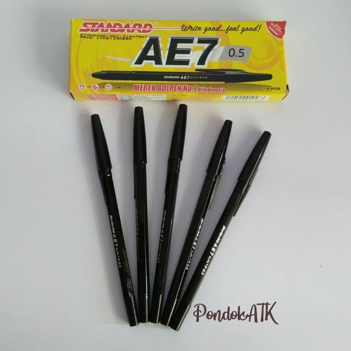 Jual Bulpen standard Pulpen Standard AE7 - 0.5 mm | Shopee Indonesia