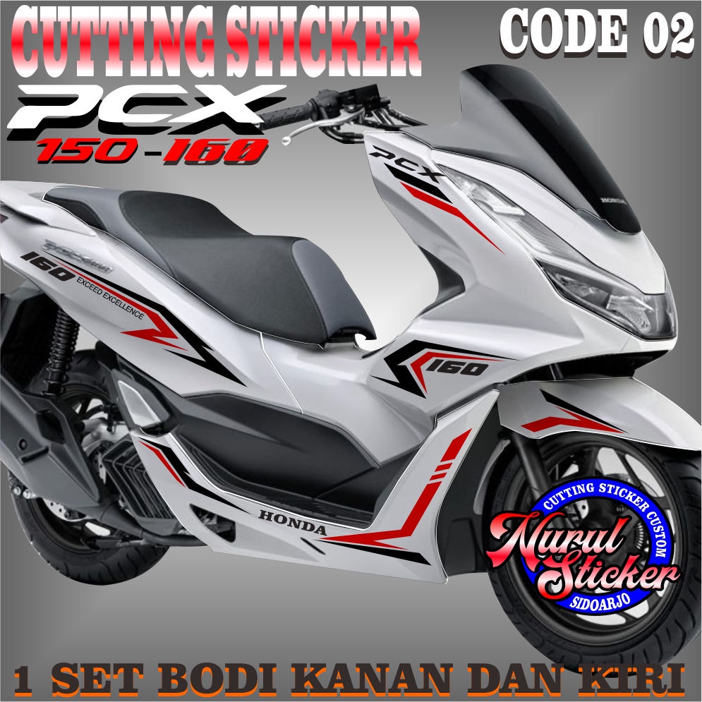 Jual STICKER PCX,CUTTTING STICKER PCX 160,STICKER MOTOR PCX 160 ...