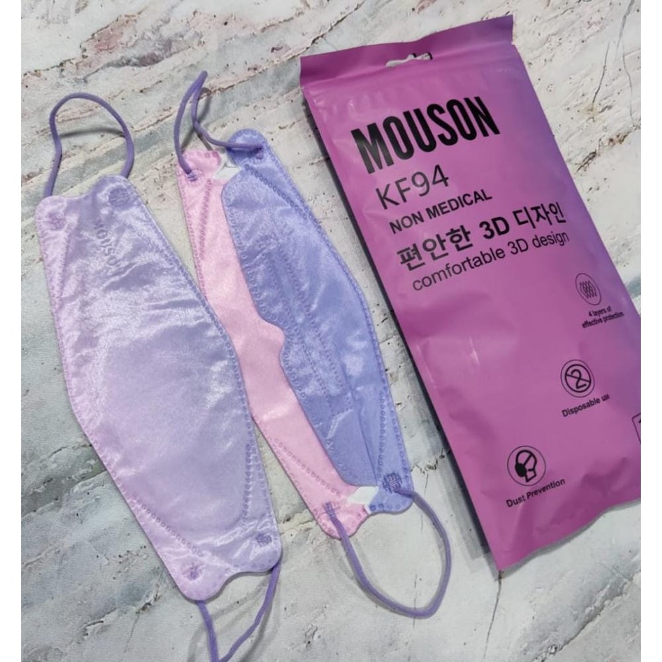 Jual KF 94 WARNA 4PLY TERBARU MASKER KF 94 KOREA MASKER KF94 MOUSON ISI 10PCS 4Ply Evo 3D Mouson ...