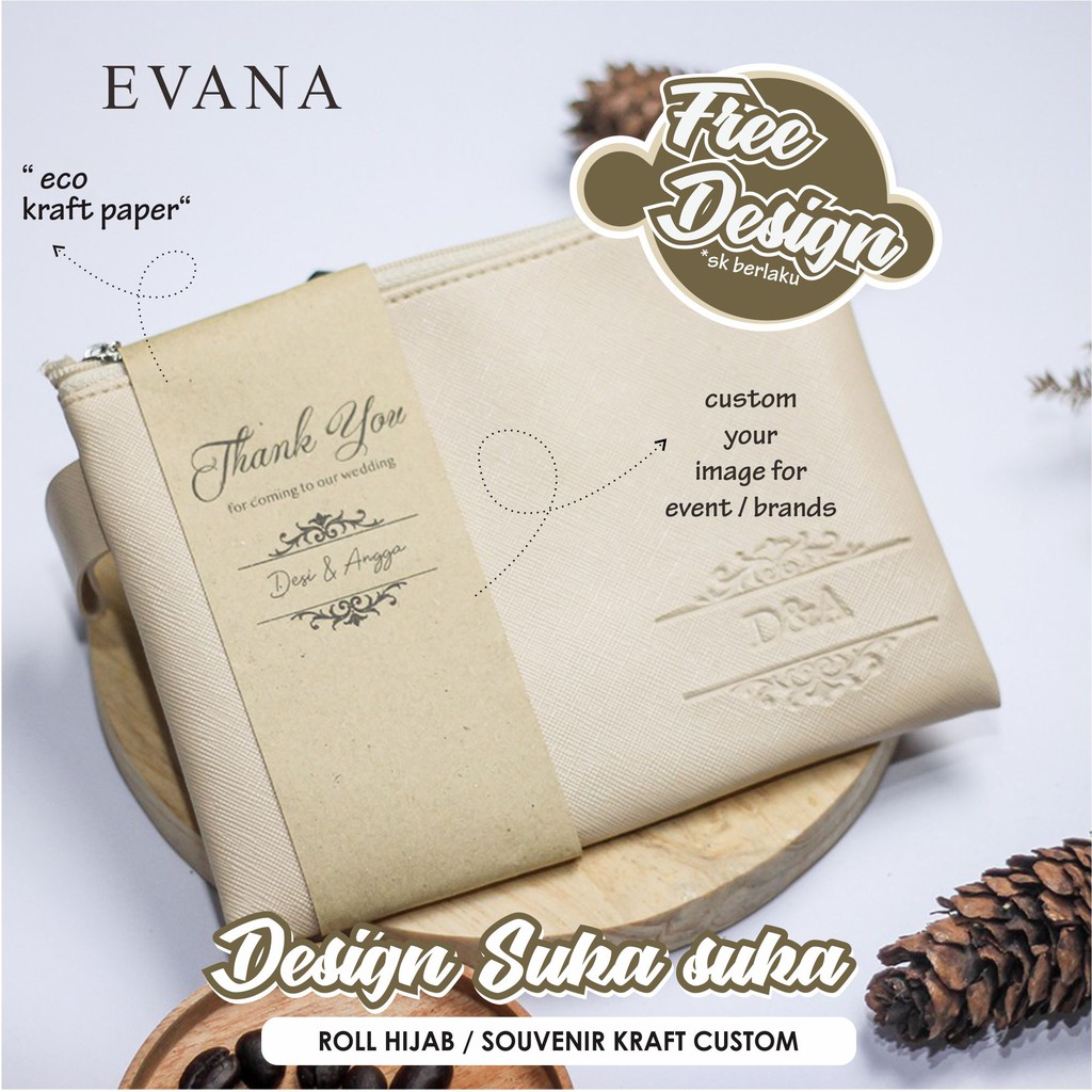 Jual ROLL LABEL HIJAB SOUVENIR KAIN PENGIKAT CUSTOM DESIGN SUKA SUKA ...