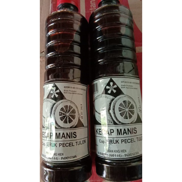 Jual KECAP MANIS cap JERUK PECEL TULEN BOTOL 600 ML | Shopee Indonesia