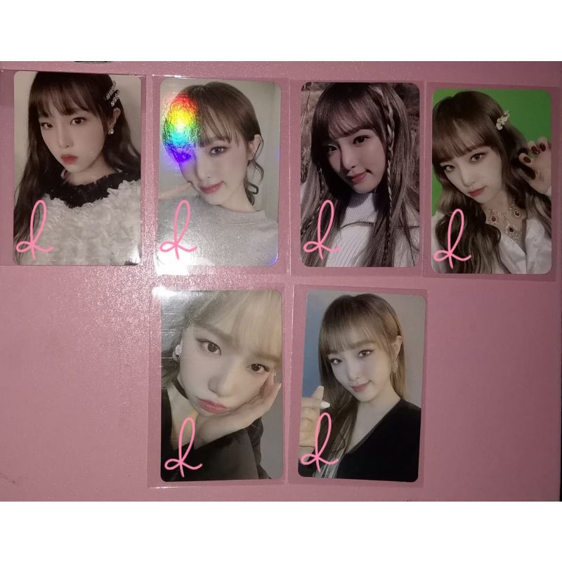 Jual WTS IZONE IZ*ONE CHOI YENA JO YURI ONEREELER HEART*IZ PC PHOTOCARD | Shopee Indonesia