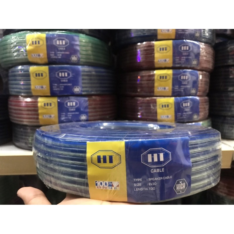 Jual Kabel Murah Transparan HT Speaker Cable Ukuran 2x30 (Panjang 100 ...