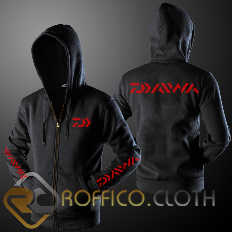 Jual Jaket Hoodie Zipper Daiwa Fishing Mancing Mania - Roffico Cloth ...