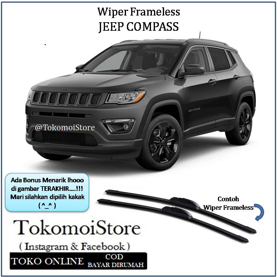 Jual Wiper Full Karet JEEP COMPASS | Shopee Indonesia