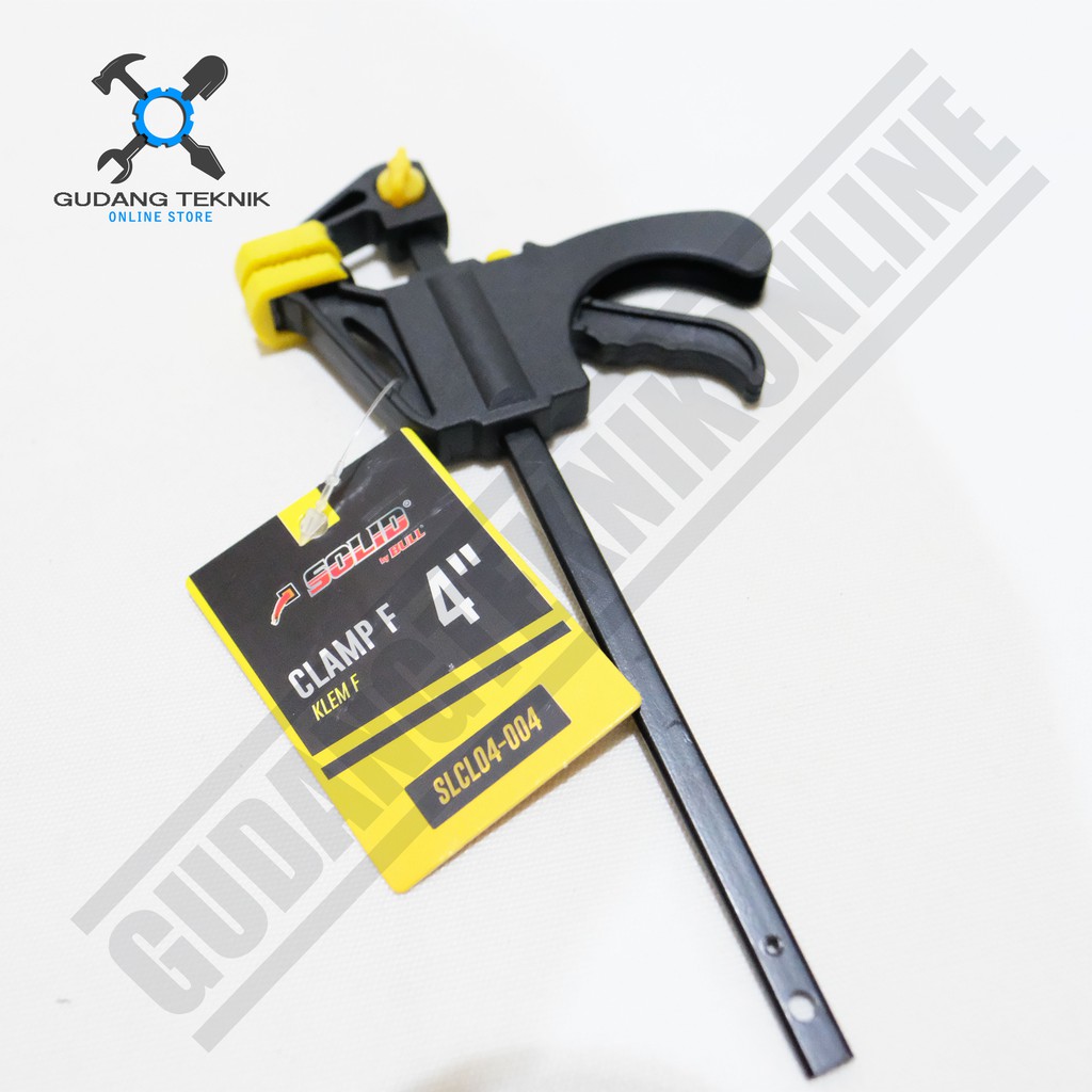 Jual (SOLID KLEM F) Clamp Klem Kayu F 4" - Alat Jepit Penjepit Clamp F ...