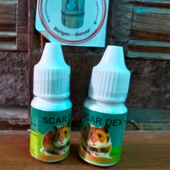 Jual SCAR DEX - Obat Hamster Anti Infeksi Kulit Scabies Kudis SCARDEX ...