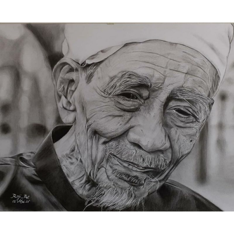 Jual Lukisan sketsa hitam putih | Shopee Indonesia