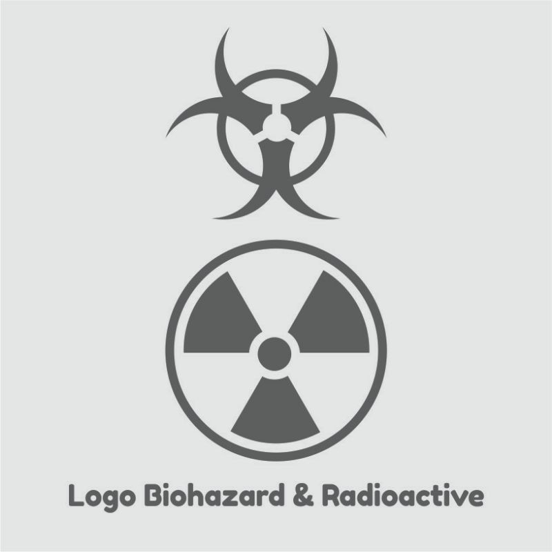 Jual sticker biohazard dan radioactive logo | Shopee Indonesia
