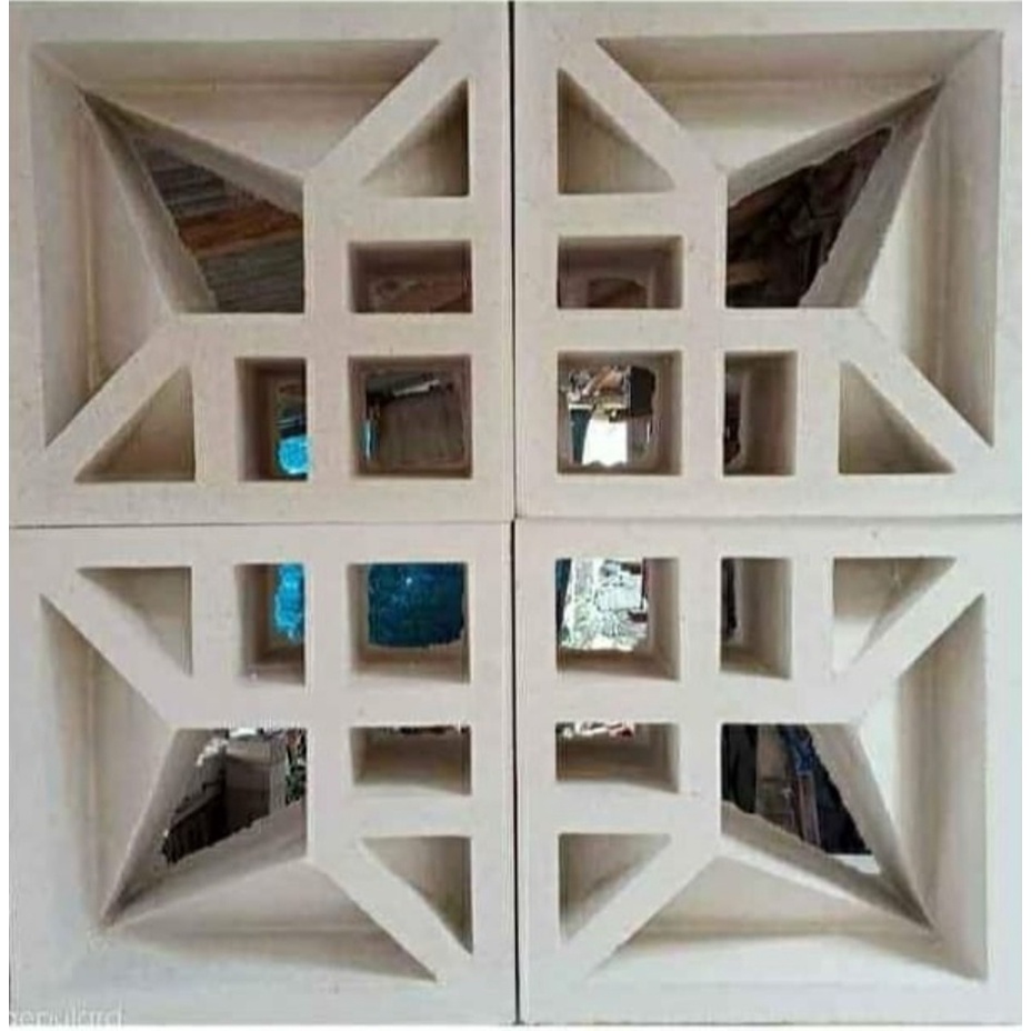 Jual Roster Beton Minimalis Modern Terlaris Motif Diamond Plus SINAR ...