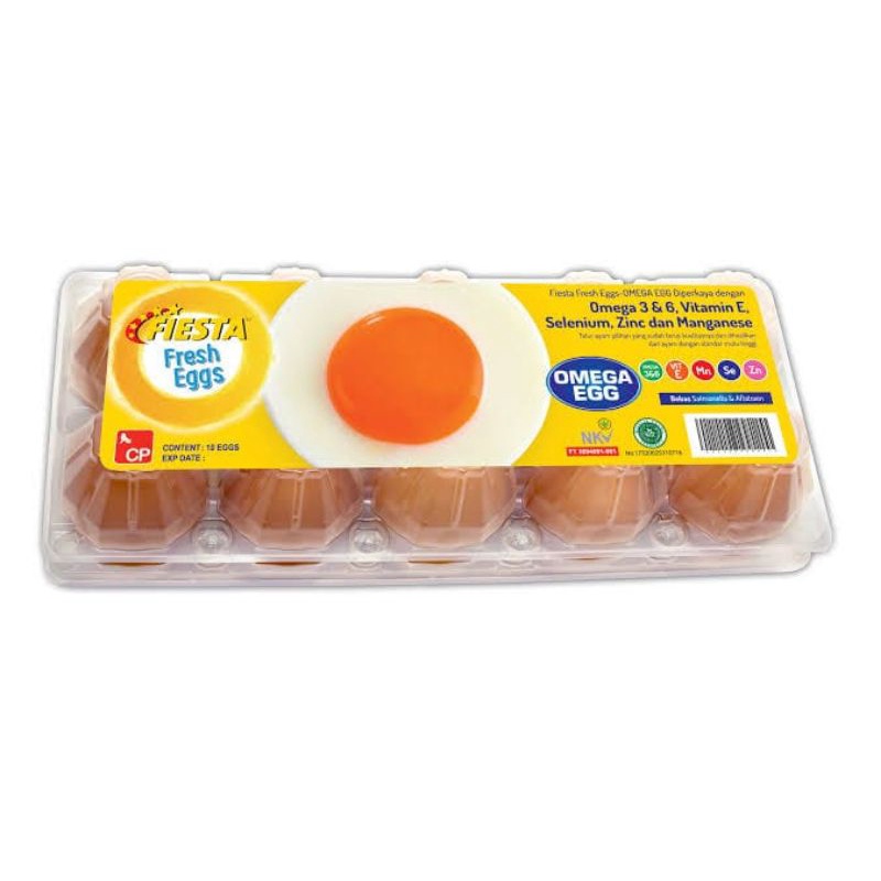 Jual Fiesta Fresh Egg Omega Telur Omega 10s | Shopee Indonesia