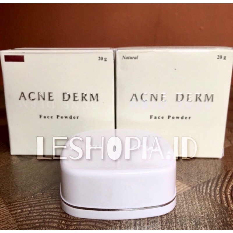 Jual Acne Derm Face Powder 20 gr ada BPOM. Bedak untuk kulit berjerawat ...