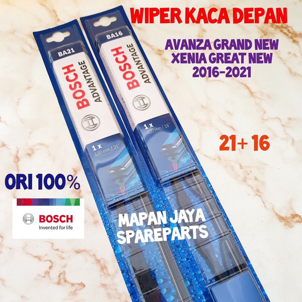 Jual BOSCH WIPER KACA DEPAN AVANZA XENIA NEW GRAND VELOZ 2012-2025 ORI | Shopee Indonesia