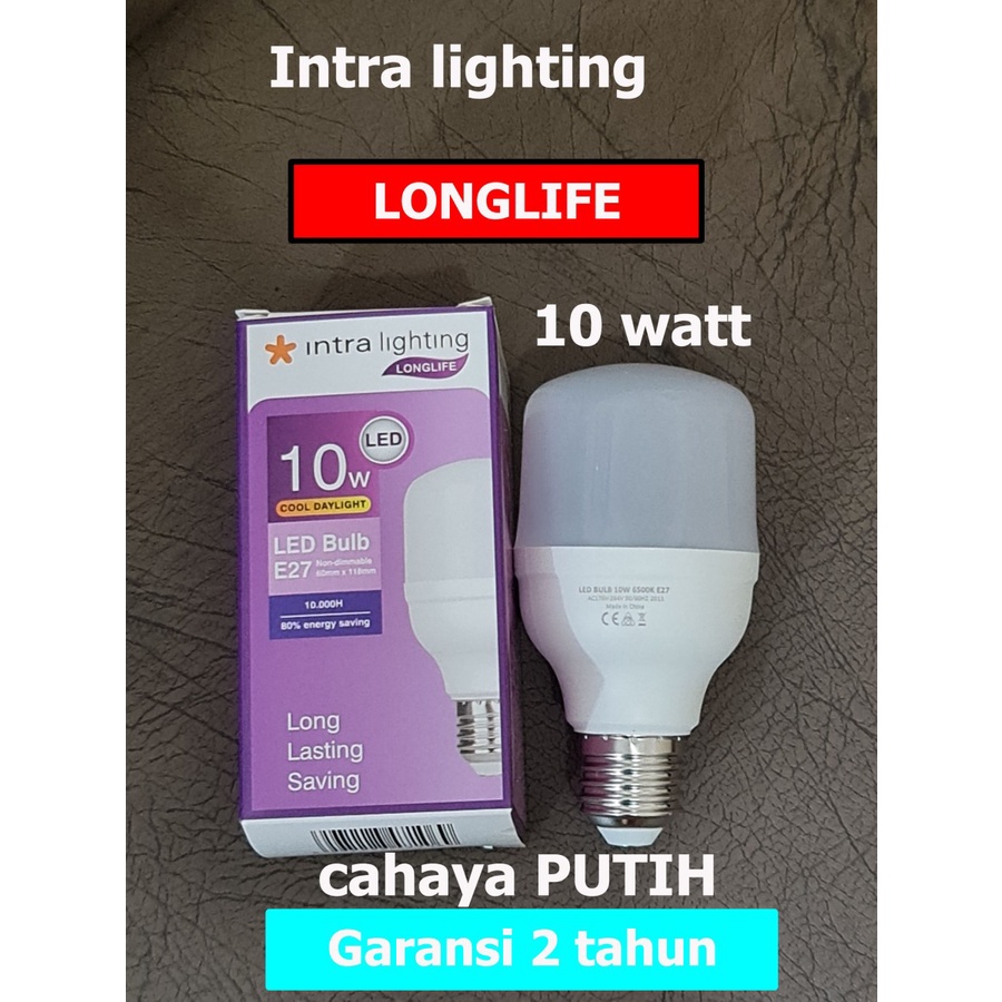 Jual Lampu led 10w LONGLIFE - Premium kapsul intra lighting PUTIH Grs 2 thn | Shopee Indonesia