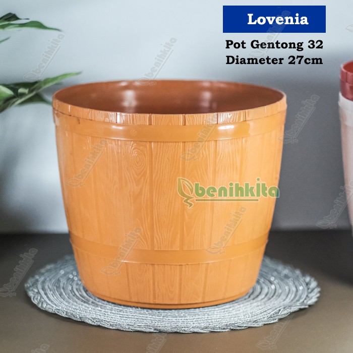 Jual Pot Tanaman-Bunga 26cm Motif Gentong No.32 (Lovenia) | Shopee ...