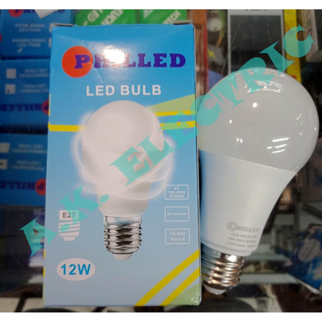 Jual Lampu Led Bulb Philled 12W / 12 W / 12Watt / 12 Watt E27 6400K ...