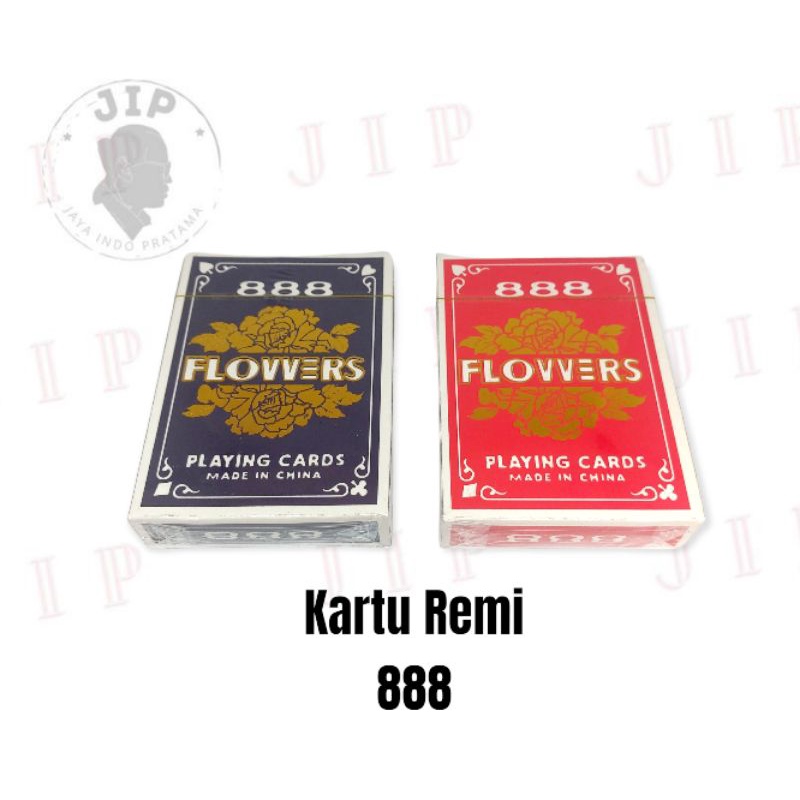 Jual KARTU REMI 888 BIRU MERAH (PACK KECIL) - PLAYING CARDS RED BLUE ...