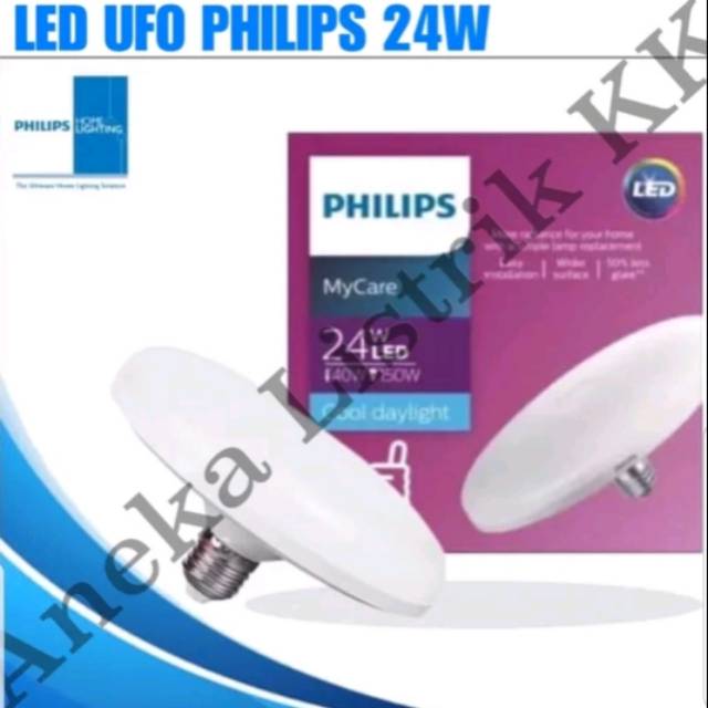 Jual PHILIPS UFO 24W LED BULB My Care 24 W Watt PUTIH Lampu Led Ceiling ...