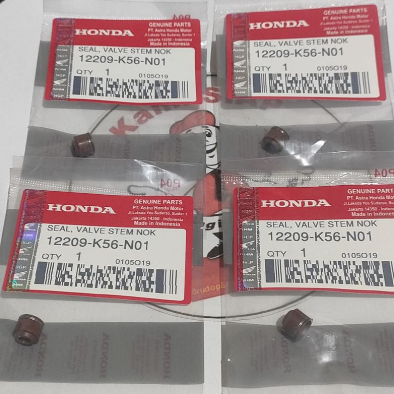 Jual 12209-K56-N01 SEAL VALVE STEM Seal klep CB 150 LED GENIO | Shopee ...