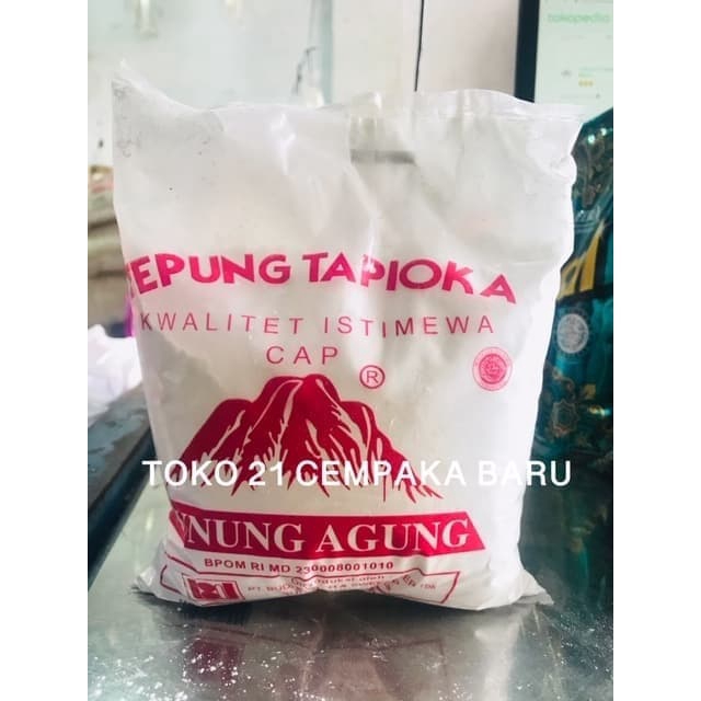 Jual Tepung Tapioka Cap Gunung Agung 500 gram | Tepung Sagu Gunung 500g ...