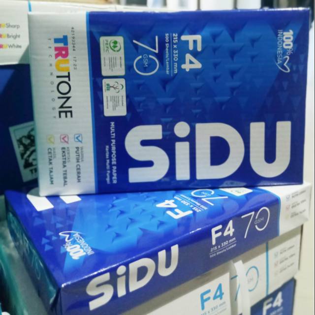 Jual Kertas HVS F4 SiDU | Shopee Indonesia