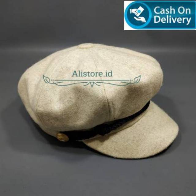 Jual Topi Klasik Sailor hat Premium -Topi Baret -Topi Flatcaps-Topi ...