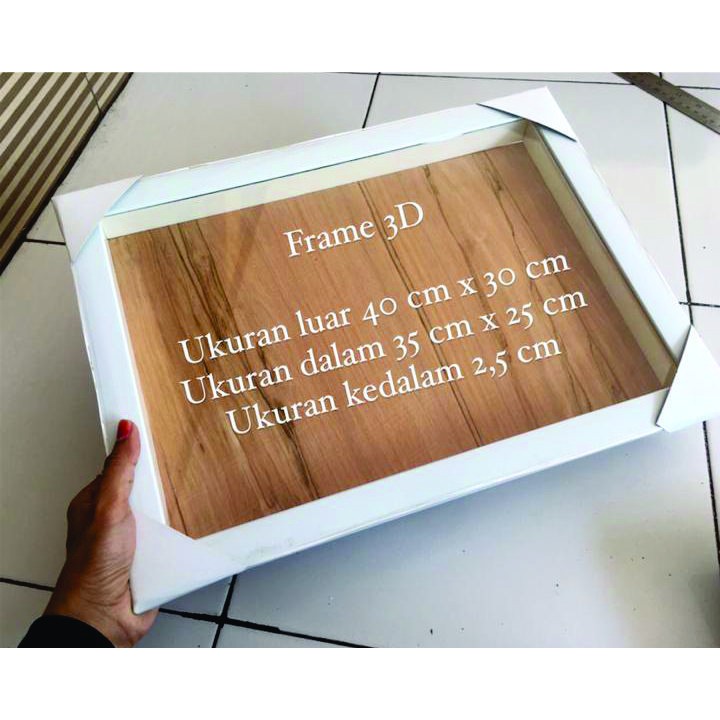 Jual FRAME PIGORA 3D BIG SIZE 30 CM X 40 CM | Shopee Indonesia