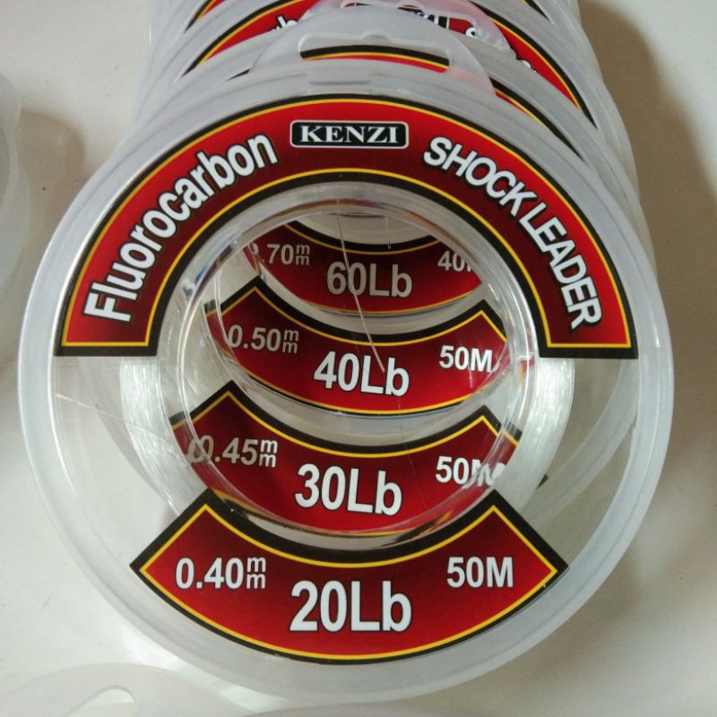 Jual Senar Leader Pancing Kenzi Senar Lider Flurocarbon Fluorocarbon Original | Shopee Indonesia