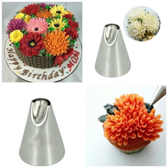 Jual Spuit Bunga Krisan No 79 Produk Impor Tanpa Sambungan Dekorasi Kue ...