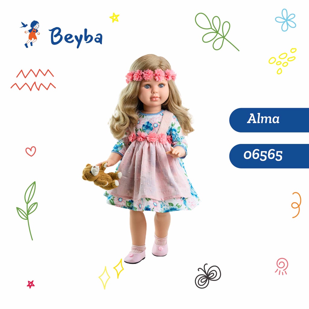 Jual BEYBA Paola Reina Las Reinas Alma dolls 60 cm boneka artikukasi ...