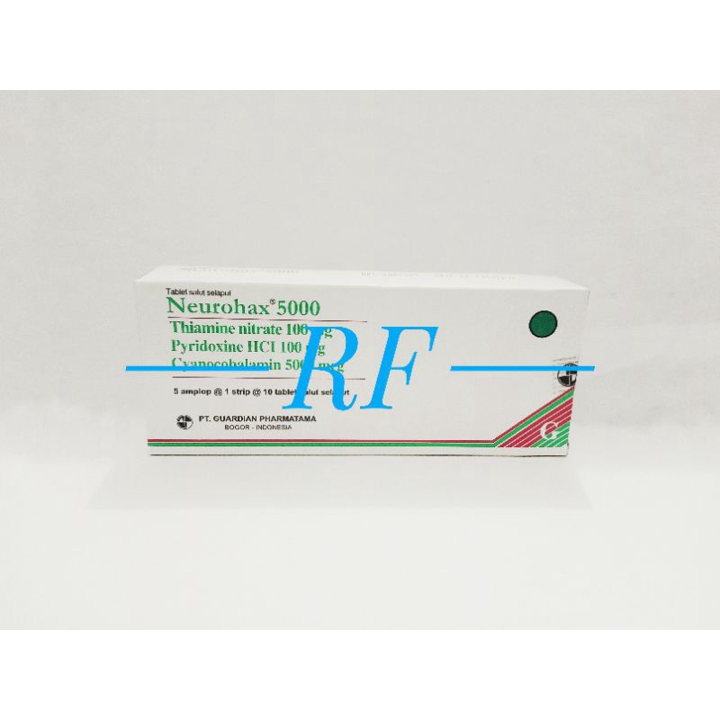 Jual Neurohax 5000 Tablet isi 50 (Guardian) | Shopee Indonesia