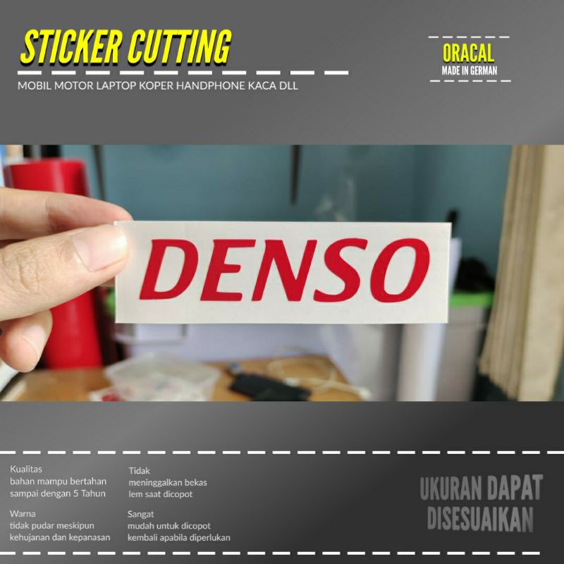 Jual STIKER DENSO STICKER CUTTING TRANSPARAN | Shopee Indonesia