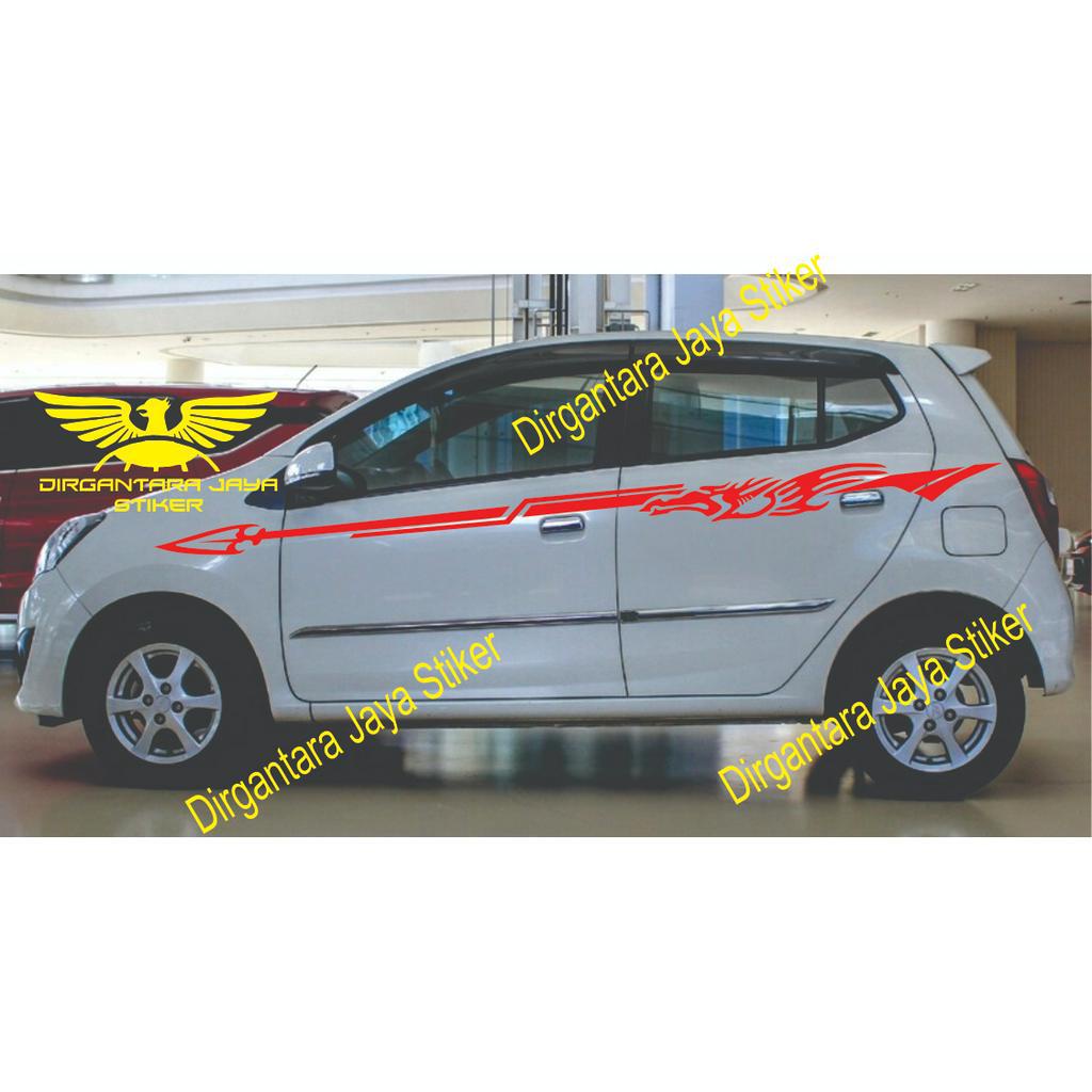 Jual STIKER MOBIL TRIBAL NAGA STICKER MOBIL TRIBAL NAGA AGYA AYLA CALYA ...